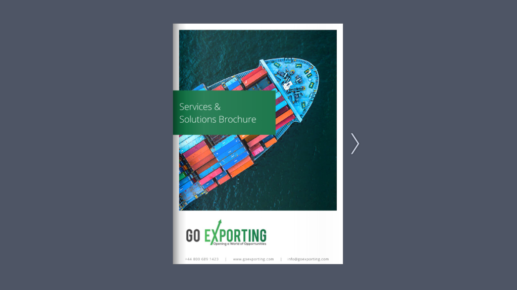 Folleto de servicios y soluciones - Go Exporting