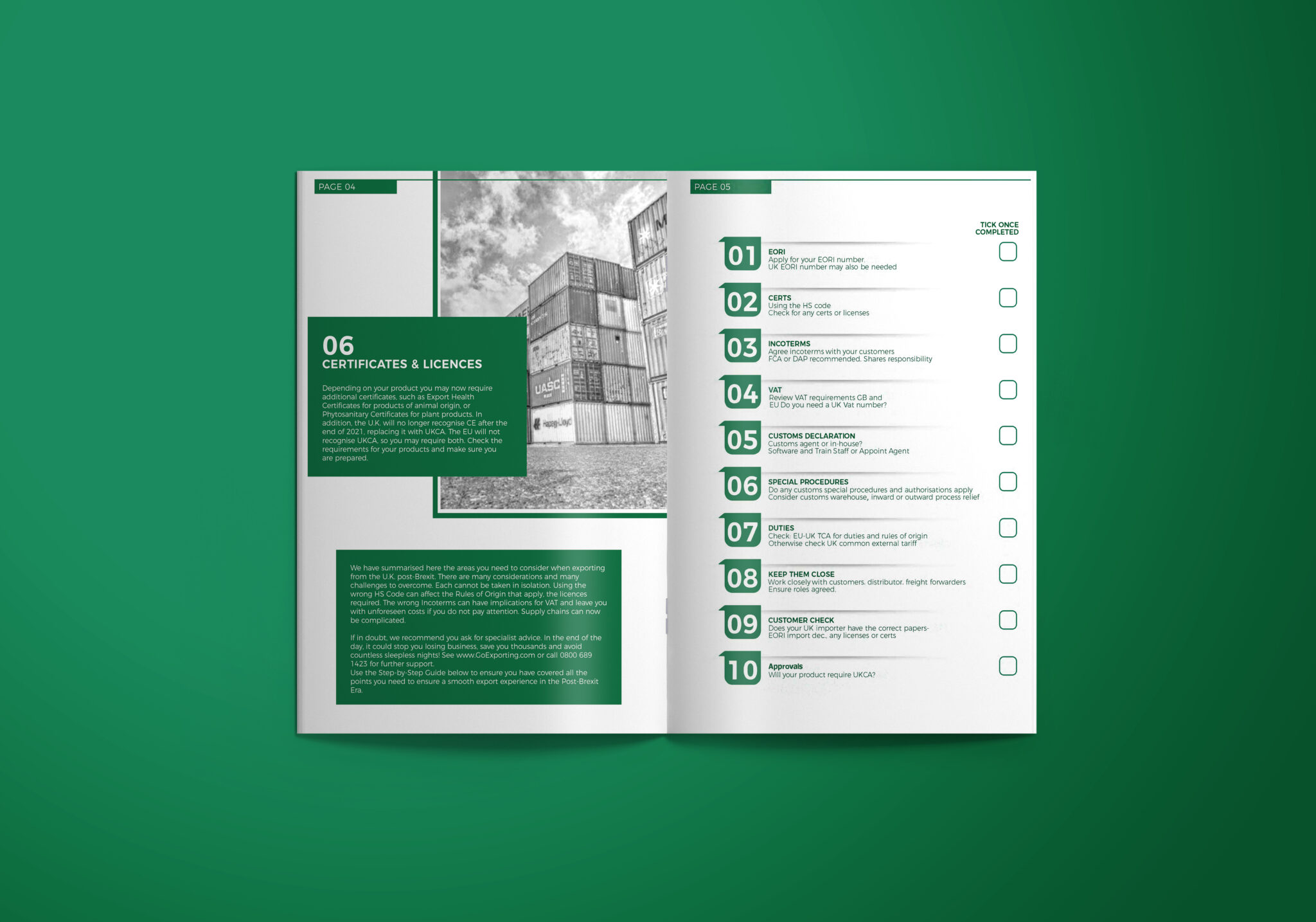 Checklist for exporting from the EU to the UK post-Brexit | Go Exporting